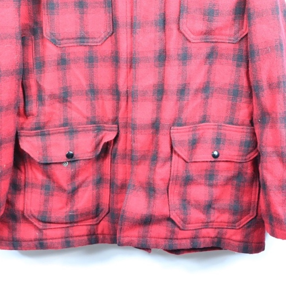 Woolrich | Jackets & Coats | Vintage Woolrich Wool Tartan Plaid Hunting ...